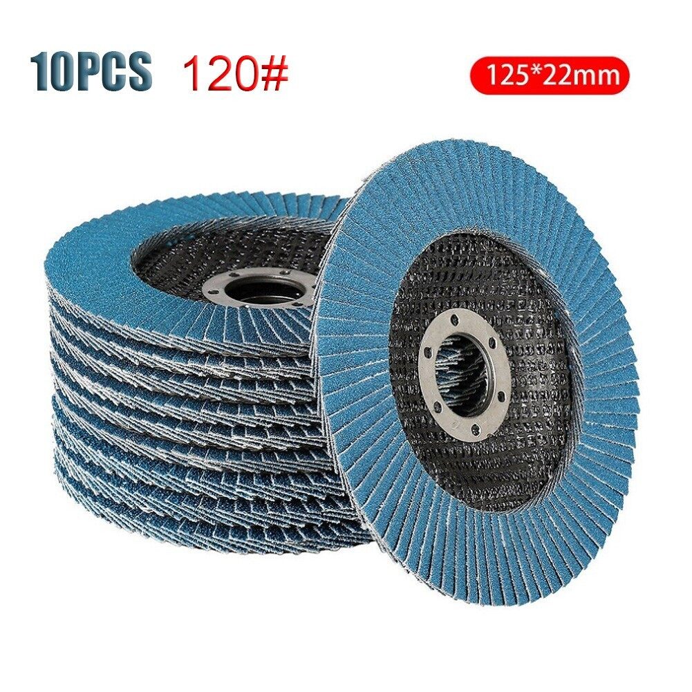 10pcs Flap Discs 125mm 5\" Angle Discs Flap For Grinding Sanding Wheel | Lazada PH