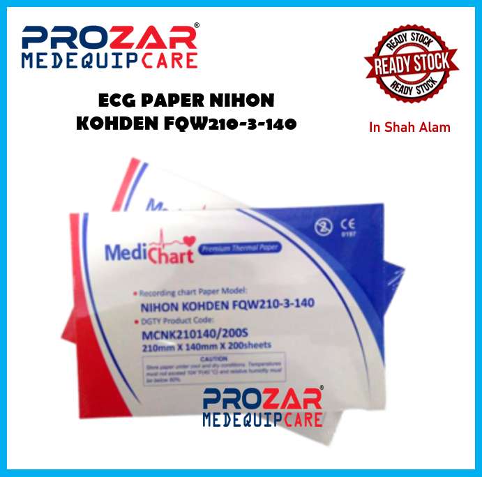 ECG PAPER NIHON KOHDEN FQW210-3-140 | Lazada