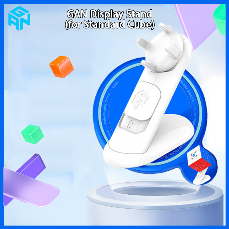 GAN Display Stand, Plastic Speed Cube Holder Adjustable Puzzle Cube Accessories, Compatible with ...