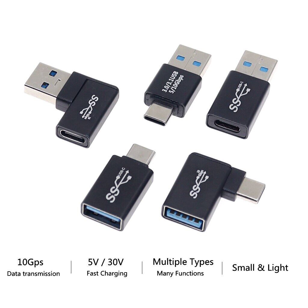 USB Type C Male To Female USB-A to USB-C OTG Connector Adapter USB 3.0 ...