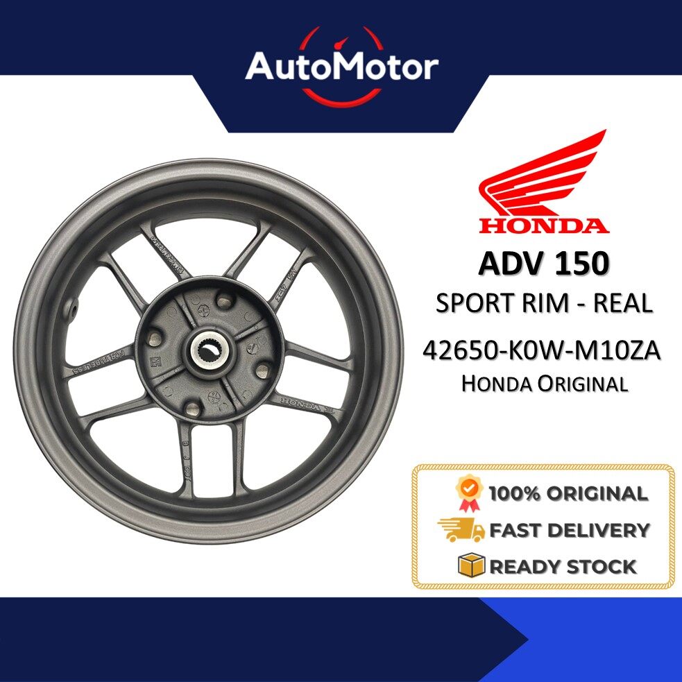 100% ORIGINAL HONDA ADV150 SPORT RIM WHEEL ADV 150 BLACK 44650-K0W ...