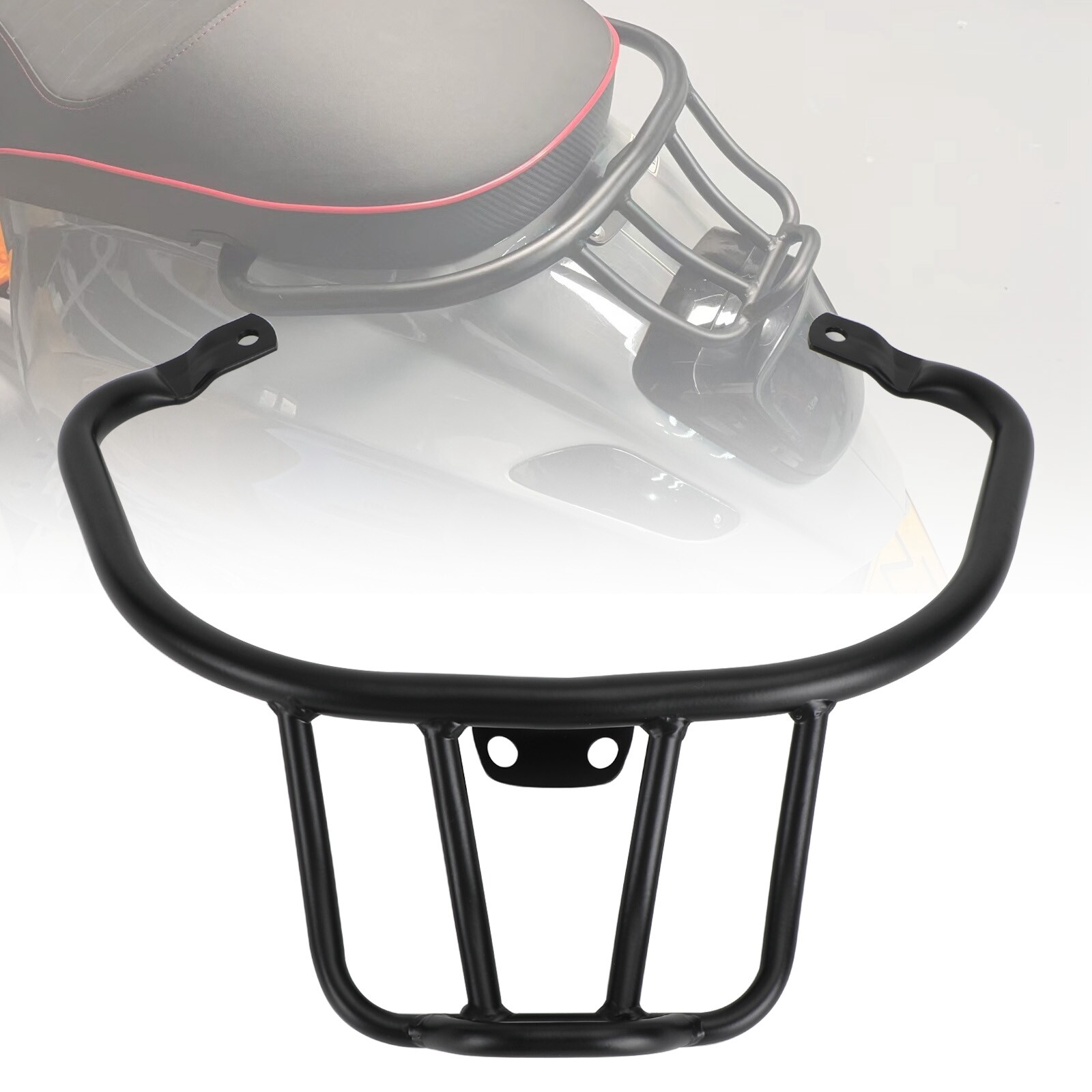 TopTeng Sloped ด้านหลัง Rack Carrier Pannier Black สำหรับ Vespa Sprint ...