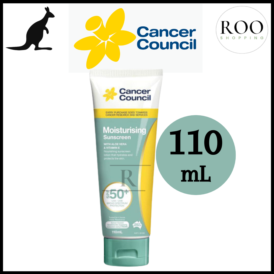 Cancer Council SPF 50+ Moisturising Sunscreen 110ML 500ML | Lazada