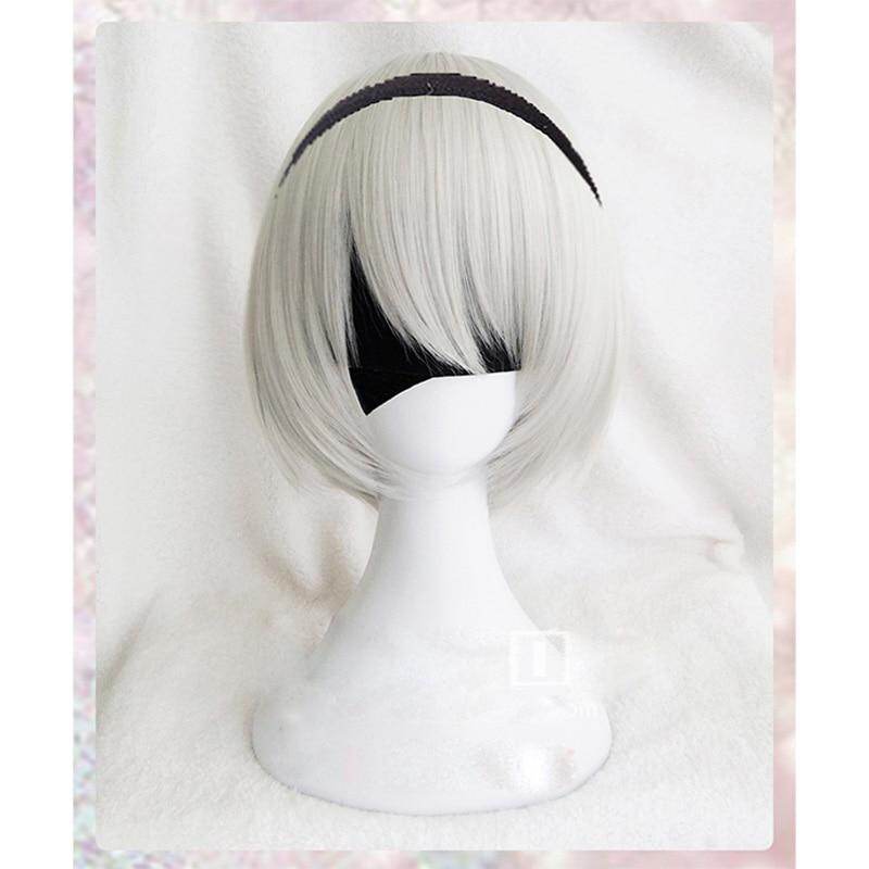 High quality YoRHa No.2 Type B 2BYoRH 2A 9S 2B wig Cosplay Wig NieR ...