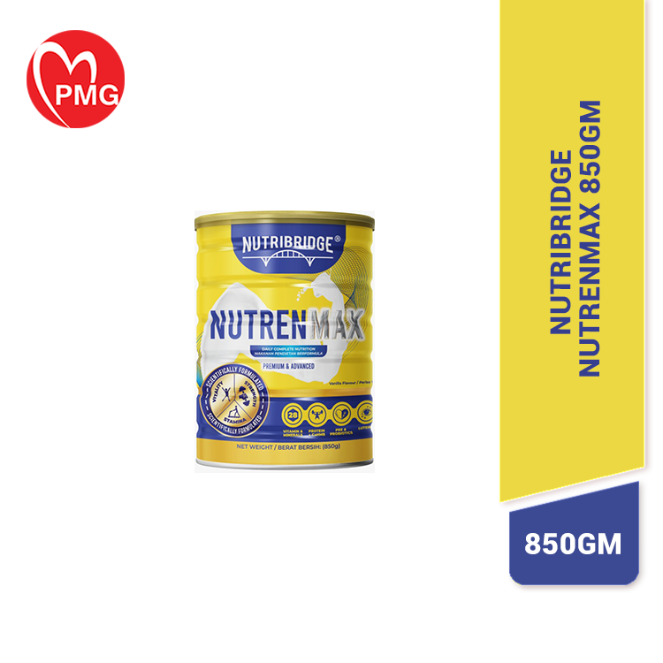 [NUTRIBRIDGE] Nutrenmax 850gm - Combination of Pre & Probiotics, CaHMB ...