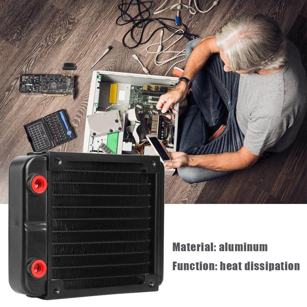 120mm Aluminum Computer Radiator Cooler 10 Tubes CPU Heat Sink ...