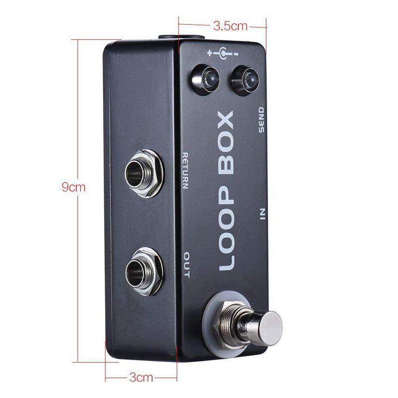 Mosky Mini Guitar Effect Pedal Loop Box Switcher Channel Selection True ...
