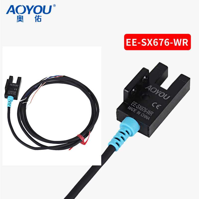 U-Slot ขนาดเล็ก Photoelectric Switch Sensor EE-SX670 671 672 673 674 675 676 677-WR ขนาดเล็ก ...