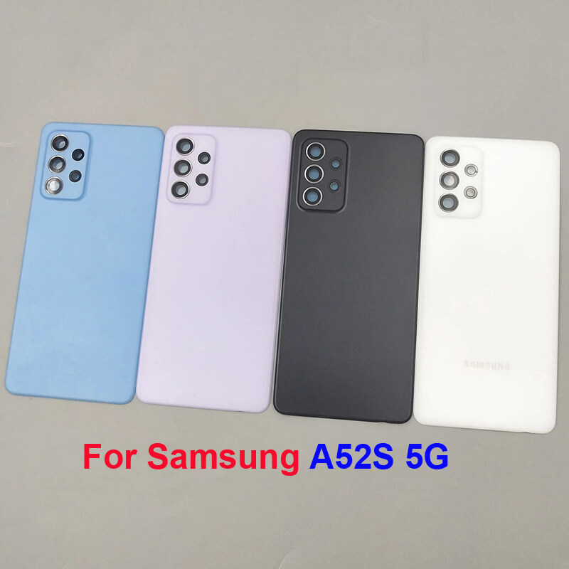 สำหรับ Samsung Galaxy A52S 5กรัมโครงฝาหลังมีกาวและเลนส์กล้องถ่ายรูป | Lazada.co.th