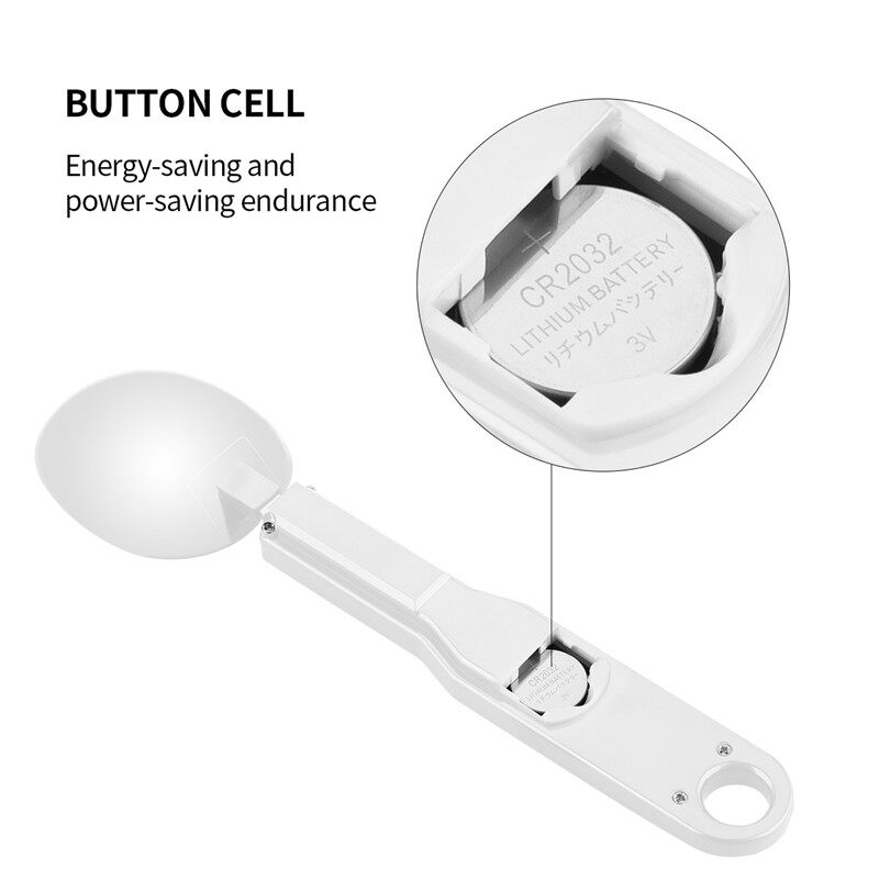 JVJH 500G ตราชั่งความแม่นยำสูงห้องครัวช้อนตวงส่วนประกอบอาหารช้อนตวง ...