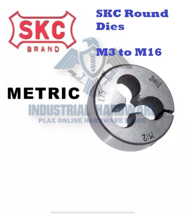 SKC Round Dies Metric M3 to M16 MADE IN JAPAN | Lazada