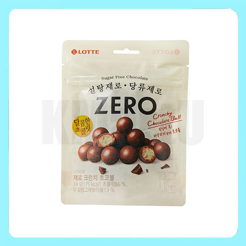[Lotte] Zero Sugar Free Chocolate Chip Cookie, Fruits Gummi Jelly, Dark ...