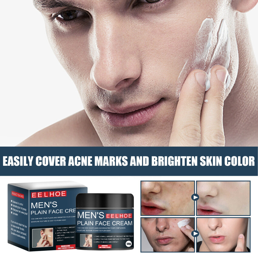 Men S Concealer Face Cream Tone Up Cream Invisible Pores Whitening