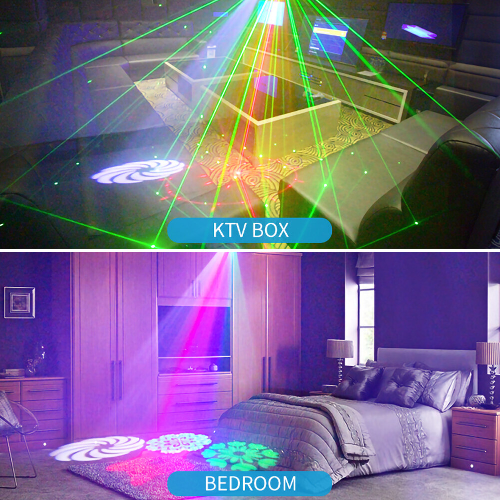 Five blessingsReady Stock52 Patterns LED Disco Party Light Laser ...