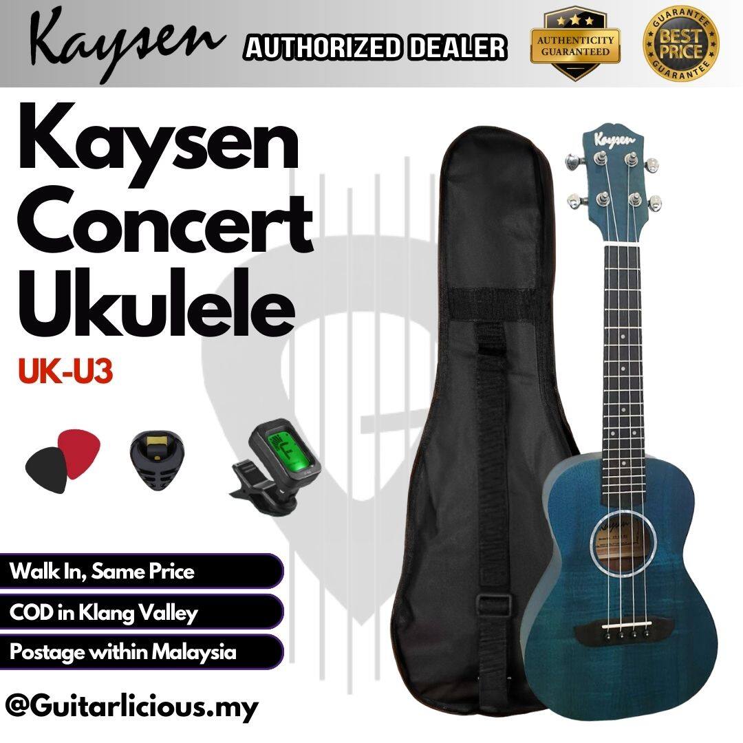 Kaysen 24 inch Concert Ukulele Maple Wood with Bag (Kaysen/ U3 / UK-U3 ...