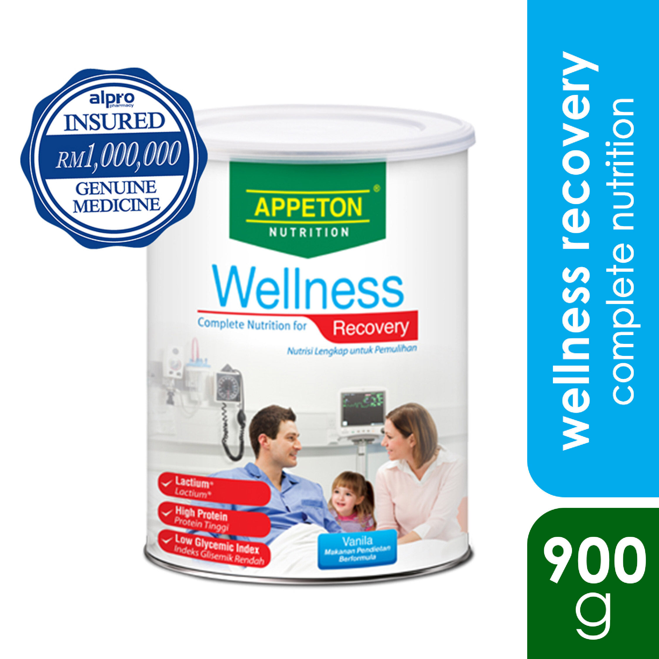 Appeton Wellness Recovery Complete Nutrition Vanilla Flavour 900g | Lazada