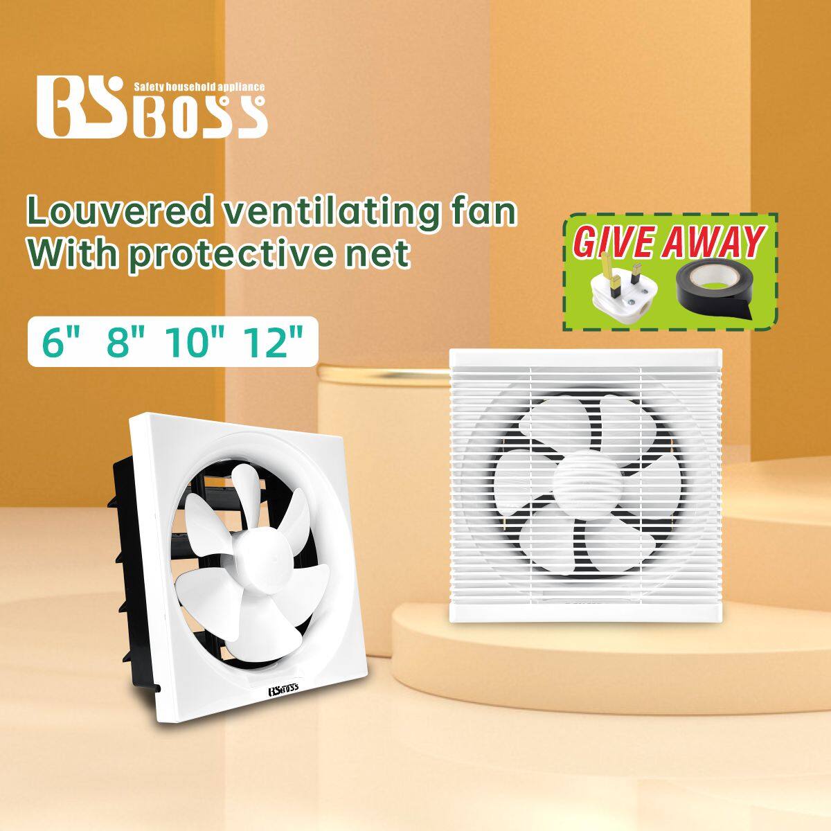 BS BOSS 6inch 8inch 10inch 12 inch bedroom living room toilet kitchen ...