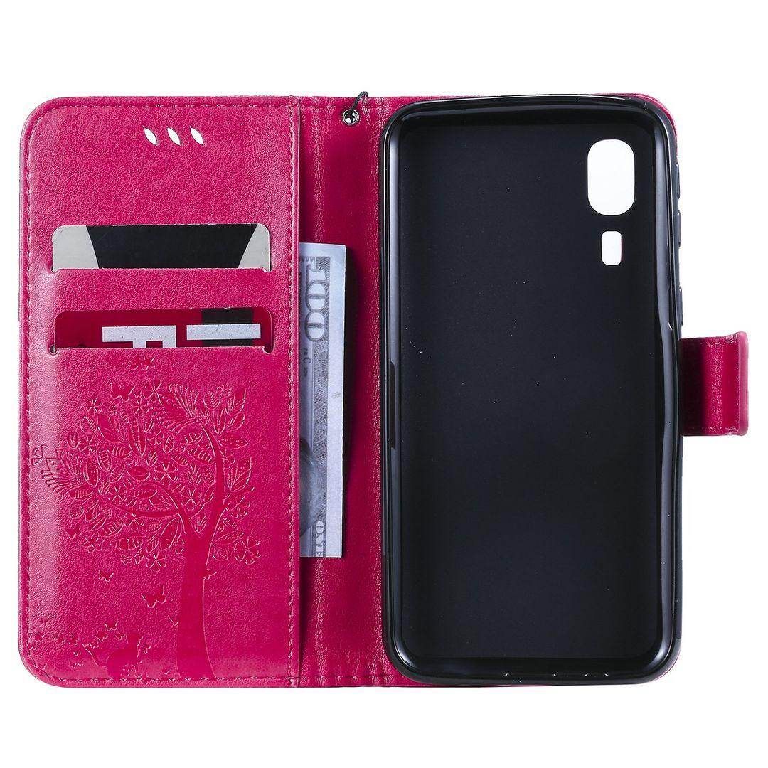 LYZCASE-Samsung Galaxy A2 Core case / SM-A260F/DS case,Embossed Cat and ...