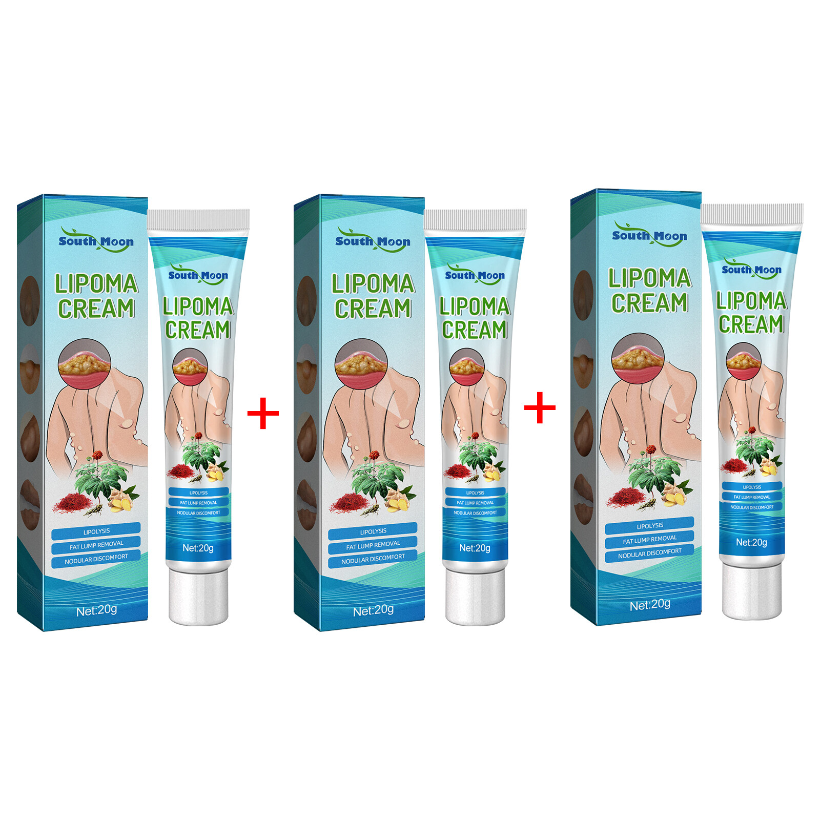 【100% Effective】South Moon Lipoma Removal Cream Lipolysis Fat Lump ...