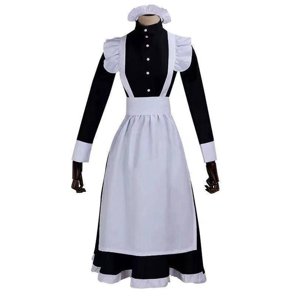DE626 Cute Maid Outfit Party Male Female Cafe Costume Cosplay Dress ...