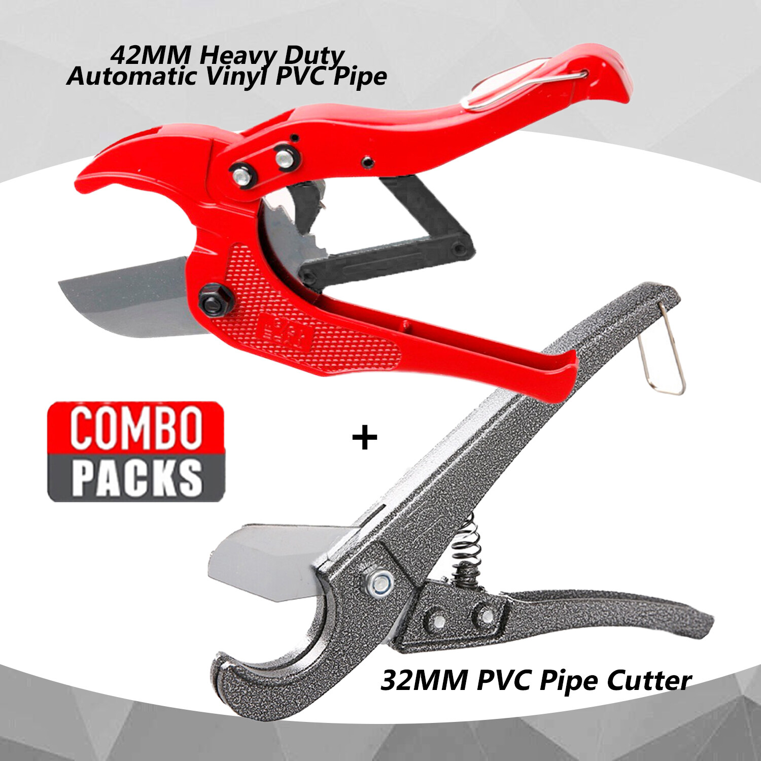 42MM Heavy Duty Automatic Vinyl PVC Pipe Cutter Snips Cutting Quality ...