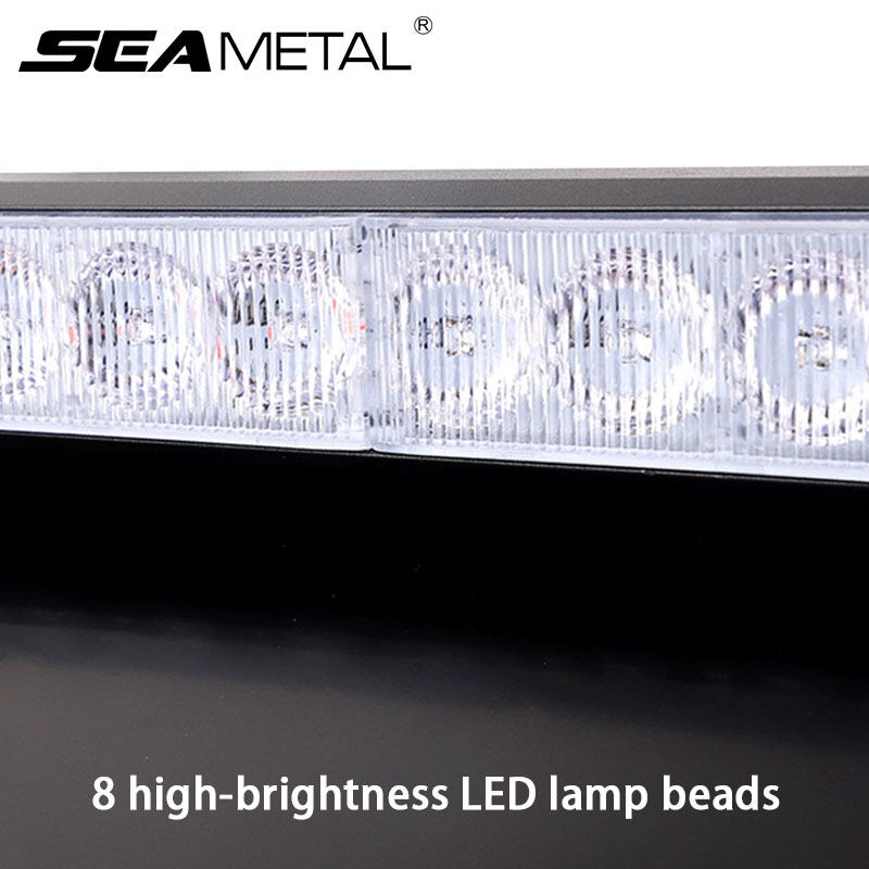 SEAMETAL LED รถแสงแฟลชตำรวจแสงสากลสัญญาณโคมไฟสีแดง/สีฟ้า/สีเหลือง ...