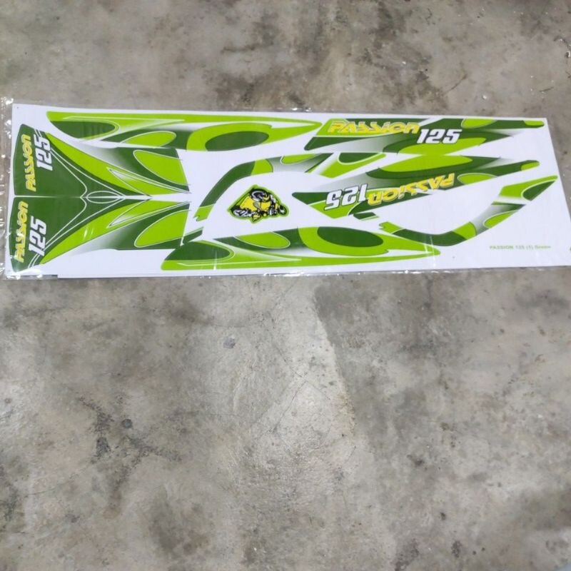 Stiker Sticker Body Stripe Cover Set (1) Modenas Passion 125 | Lazada