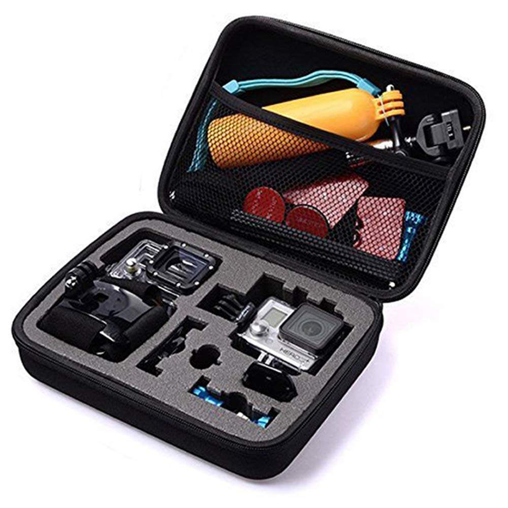 Action Camera Carrying Case กระเป๋าป้องกันพร้อม Gopro Hero AKASO Ek7000 ...