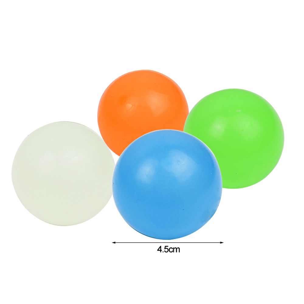 YJFUY Glow In The Dark คุณภาพสูง Decompression Ball TPR ลูกบอลของเล่น ...