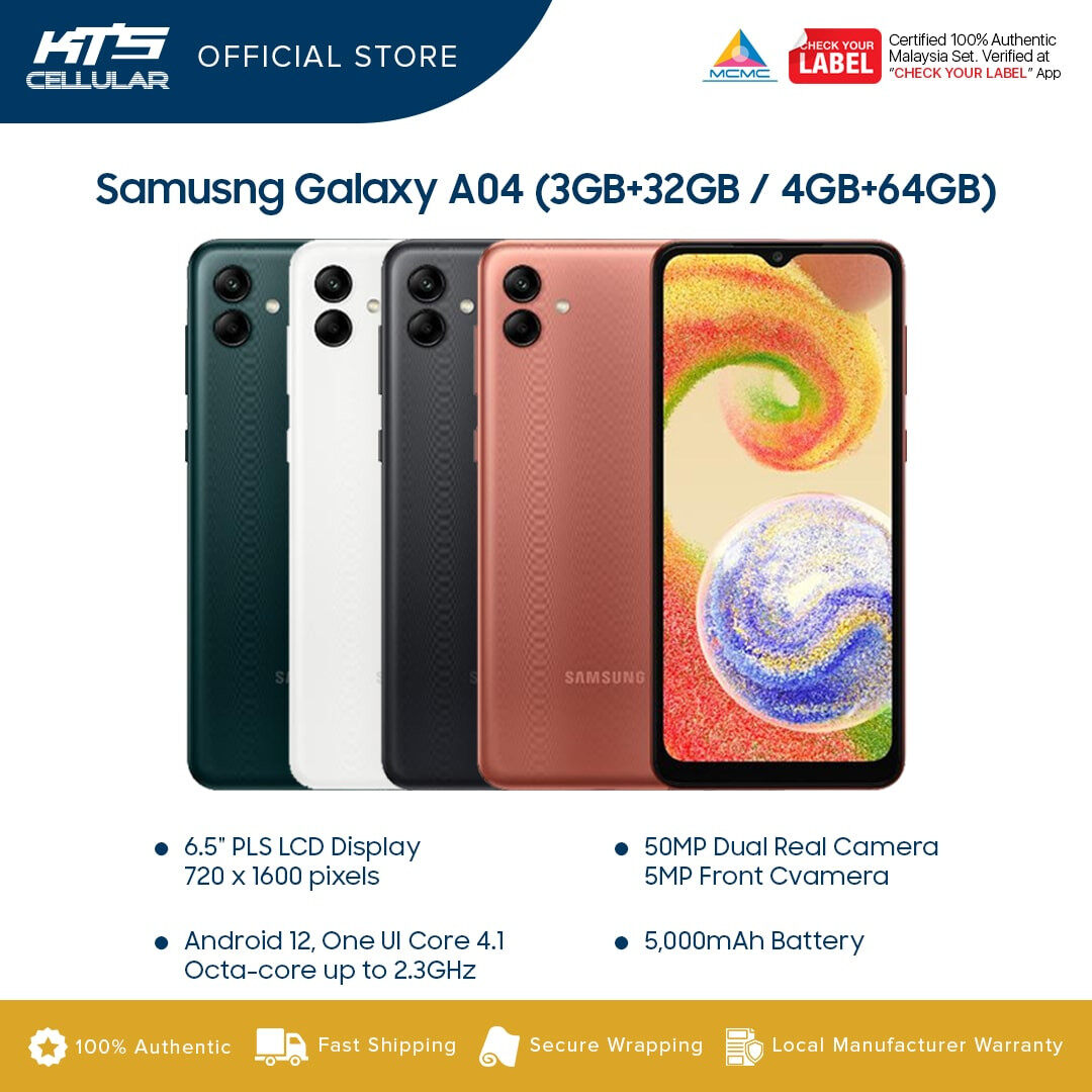 Samsung Galaxy A04 Price in Malaysia & Specs - RM429 | TechNave