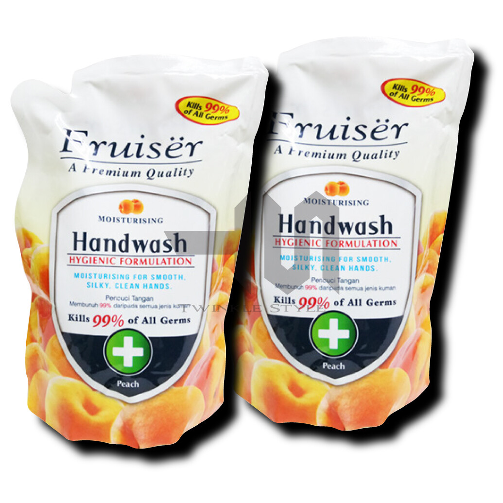 Fruiser Antibacterial Hand Wash REFILL TWIN PACK ( 2x400ML ) / Sabun ...