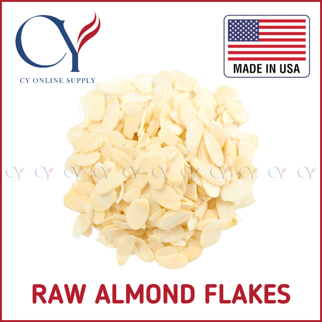 USA Almond Flakes 1KG | 500G | 250G | 100G Almond Slices | 杏仁片 | Badam ...