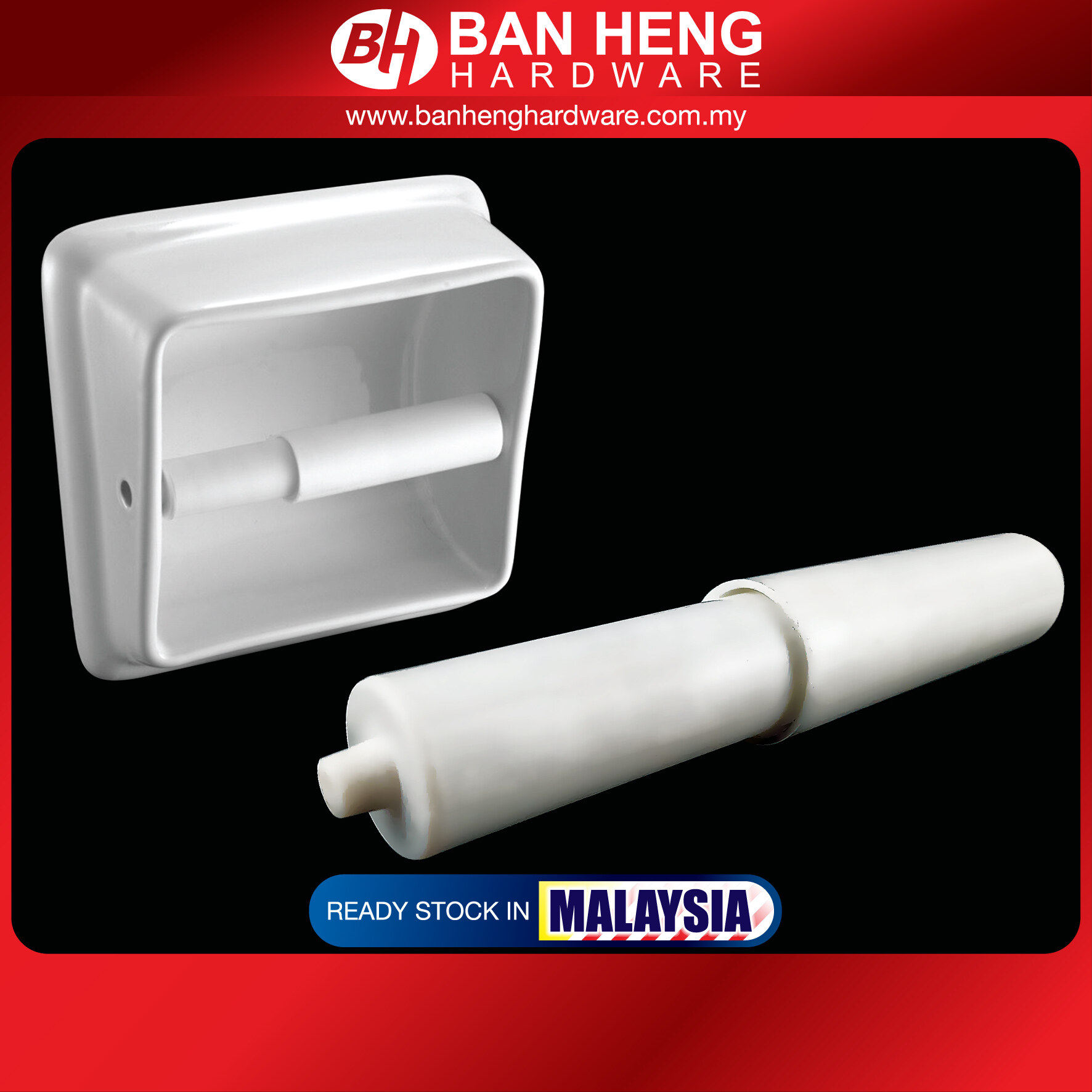 Plastic Toilet Roll Roller / Replacement Home Toilet Roll Holder/Insert ...