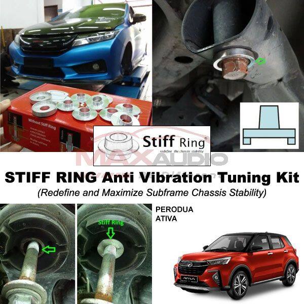 PERODUA AXIA STIFF RING T6 Aluminium Rigid Collar Anti Vibration ...