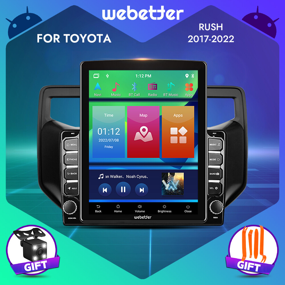 WeBetter TopNavi Android 9.7inch Tesla Style Vertical Screen Car Radio ...