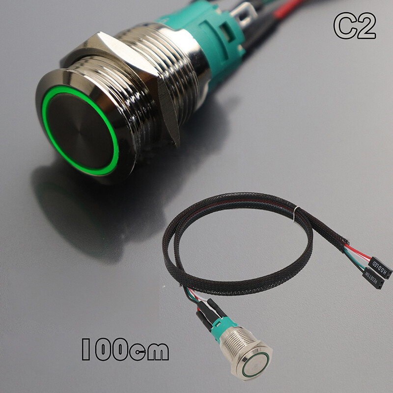 UNI PC Host Start Power SW Button Switch Computer Reset SW Button ...