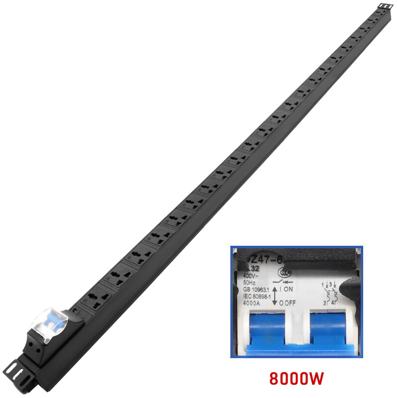 Without Wire PDU Power Distribution Unit 2-24 AC Universal Socket 32A ...