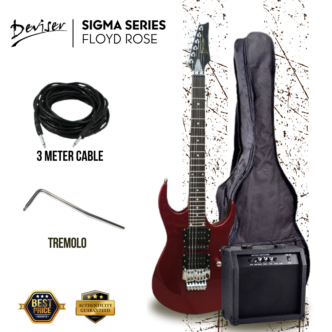 Deviser Super Strat Floyd Rose Electric Guitar L-G5 LG5 Package Set ...