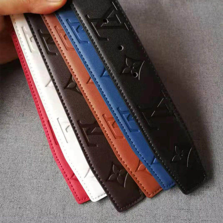 【Premium Quality】Original Cowhide 100%LV Belts Men Top Layer Leather ...