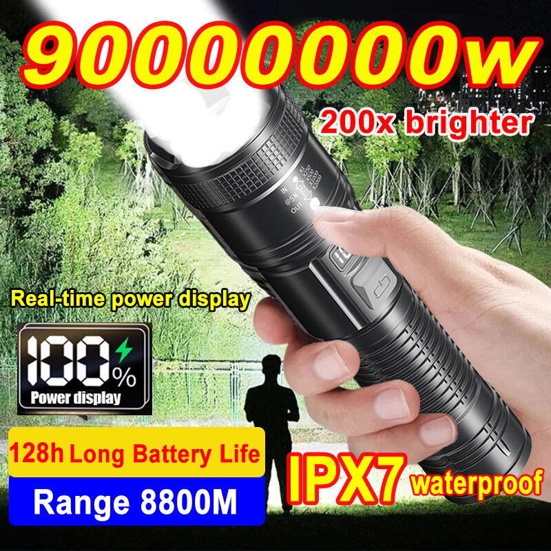 【100x brighter than car lights】super bright torch light rechargeable ... 【100x brighter than car lights】super bright torch light rechargeable ...