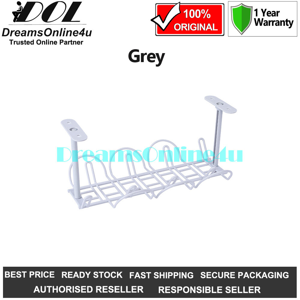 Under Desk ABS Cable Management Tray Cable Power Cord Organizer Wire ...