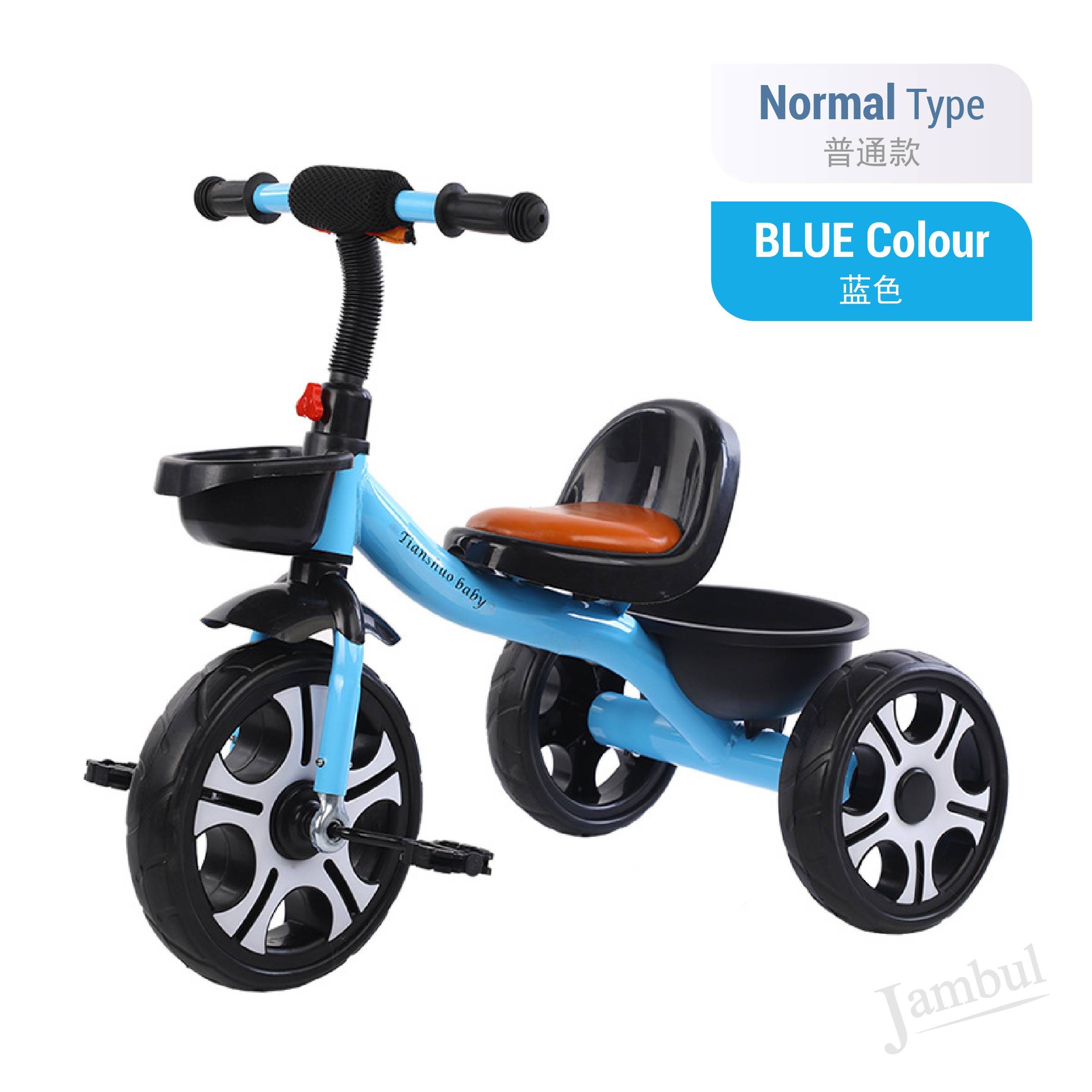 3 Wheels Bicycle Push Handle Baby Children Ride Bike Balance Kid Scooter Sport Car Toys Basikal ...