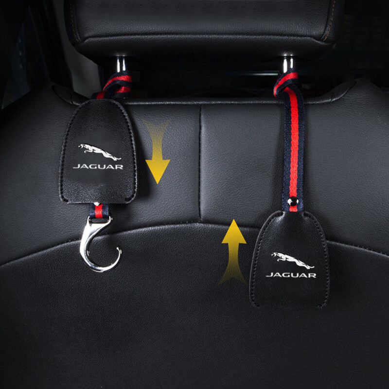 2Pcs/Set Car Logo Hanger For Jaguar XF XJ-S XJ-6 X-Type XE S-Type F ...