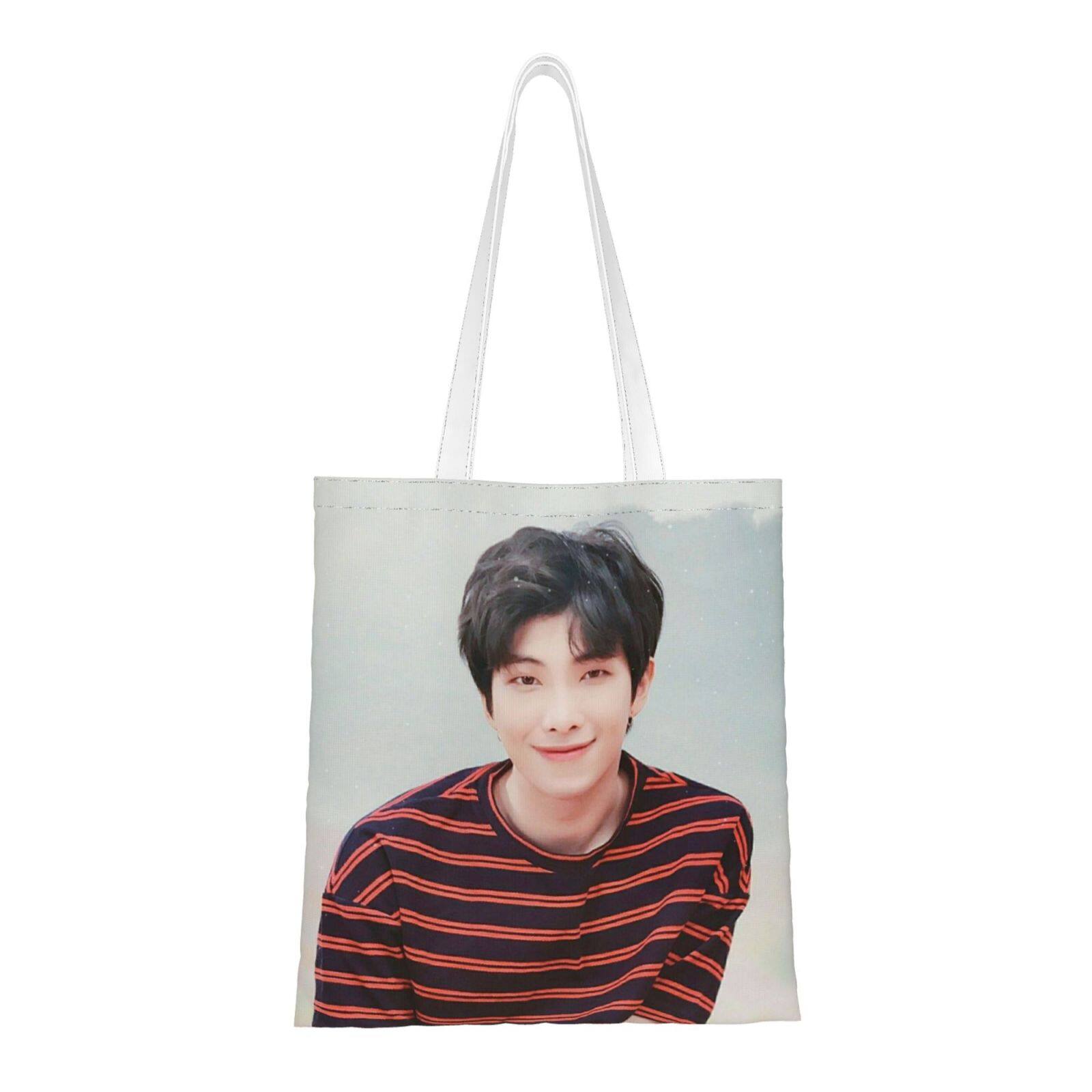 BTS RM Canvas Tote Shopping Bag Ladies Shopping Cloth Bag | Lazada PH