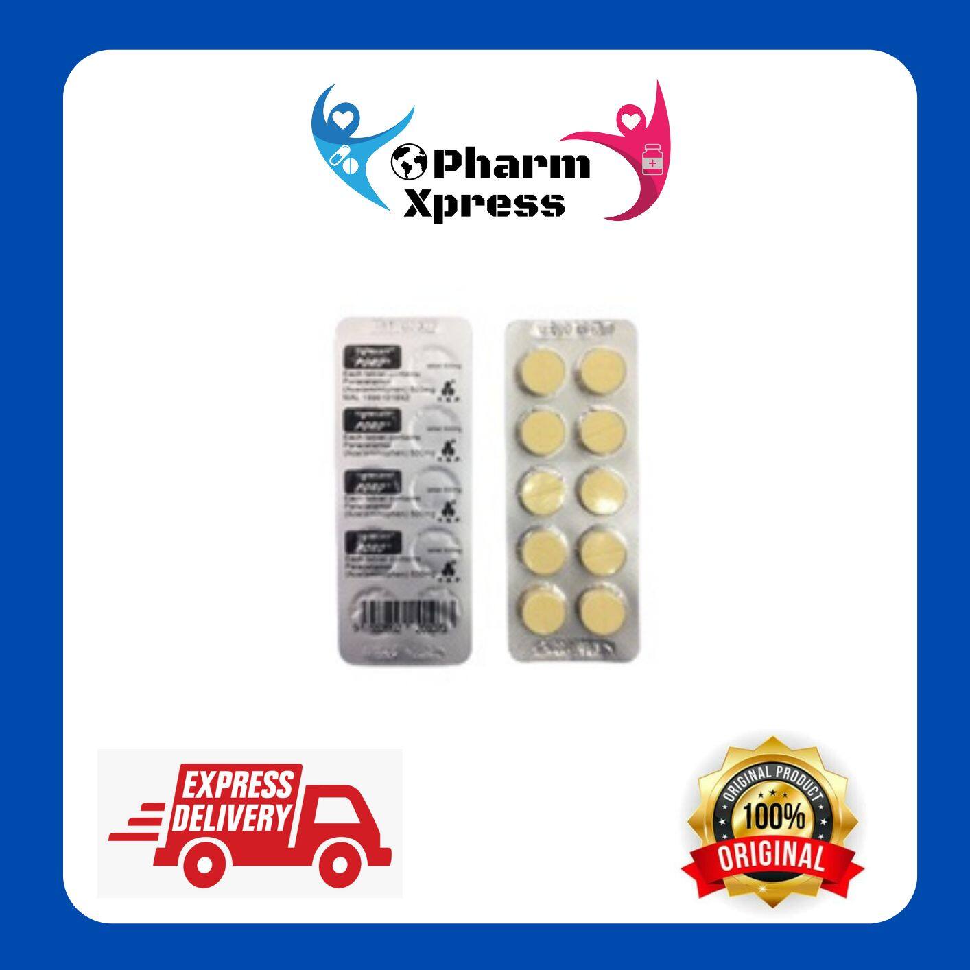 Poro tablet 500mg 10’s (1 papan) (paracetamol) fever & headache (FREE ...