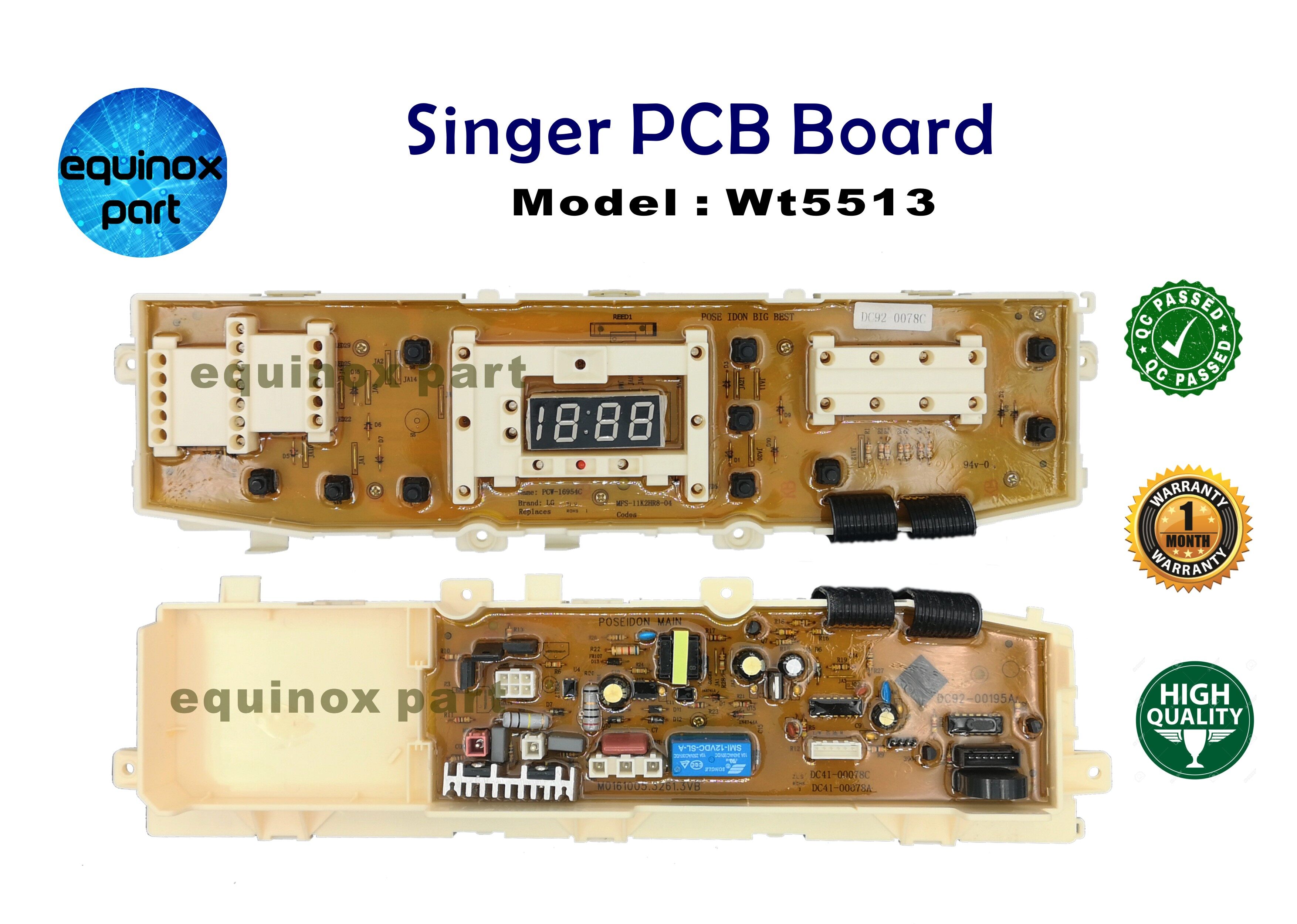 Singer WT5513 Washing Machine PCB Board | Lazada