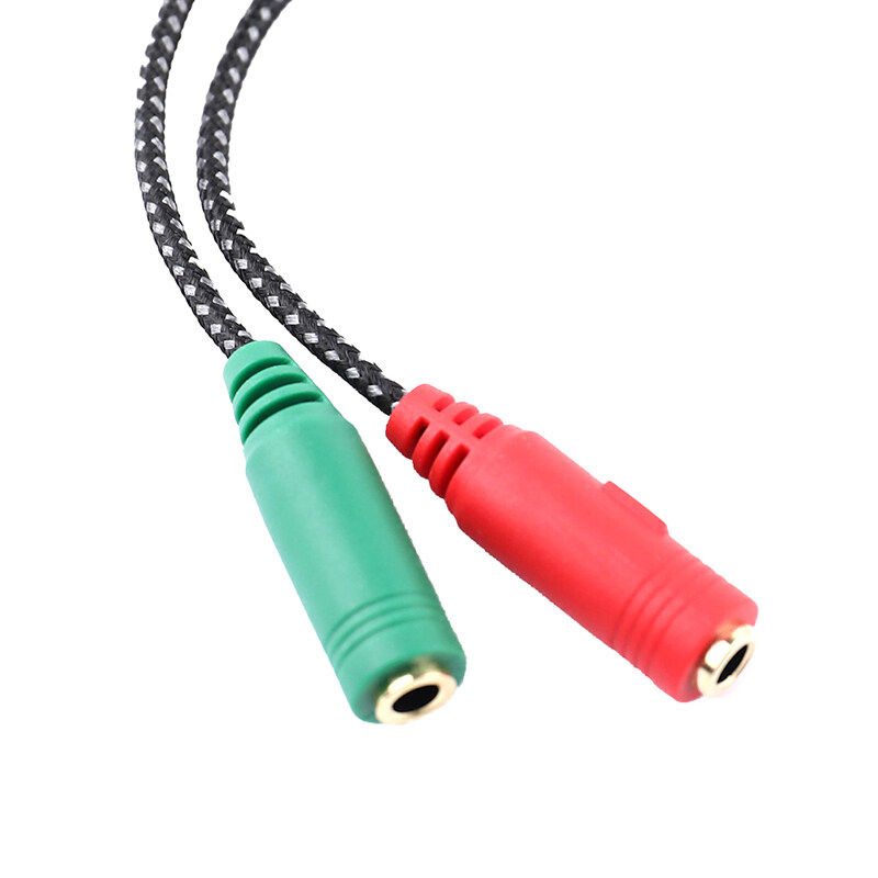 Nofui Audio Adapter Cable 3.5Mm Y Splitter 2 Jack Audio 1 Male 2 Female ...
