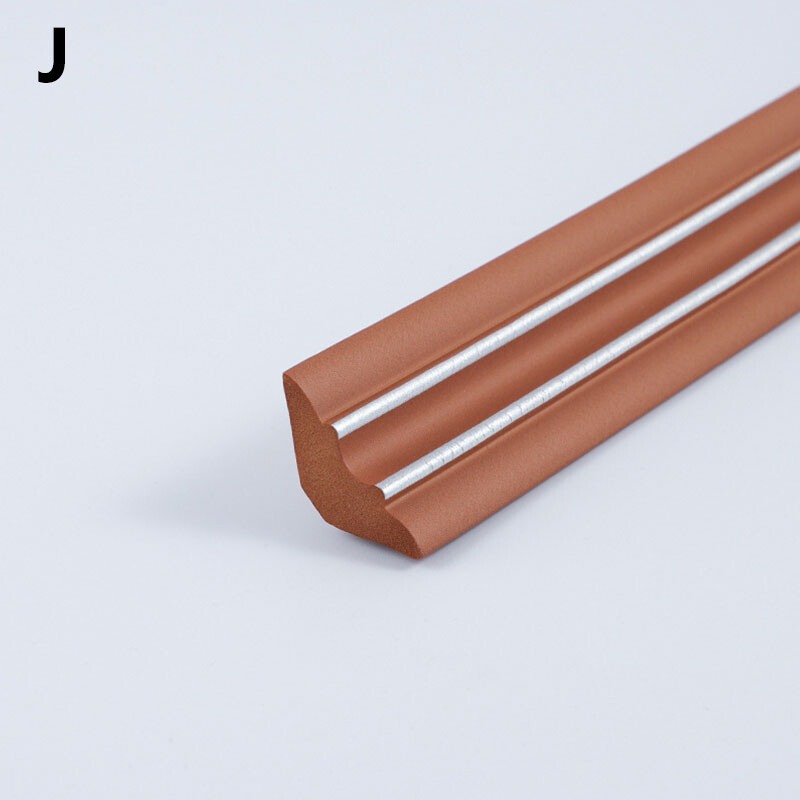 JUCHEN 1M/5M Self-adhesive Wall Skirting Strip Sticker Edge Banding ...