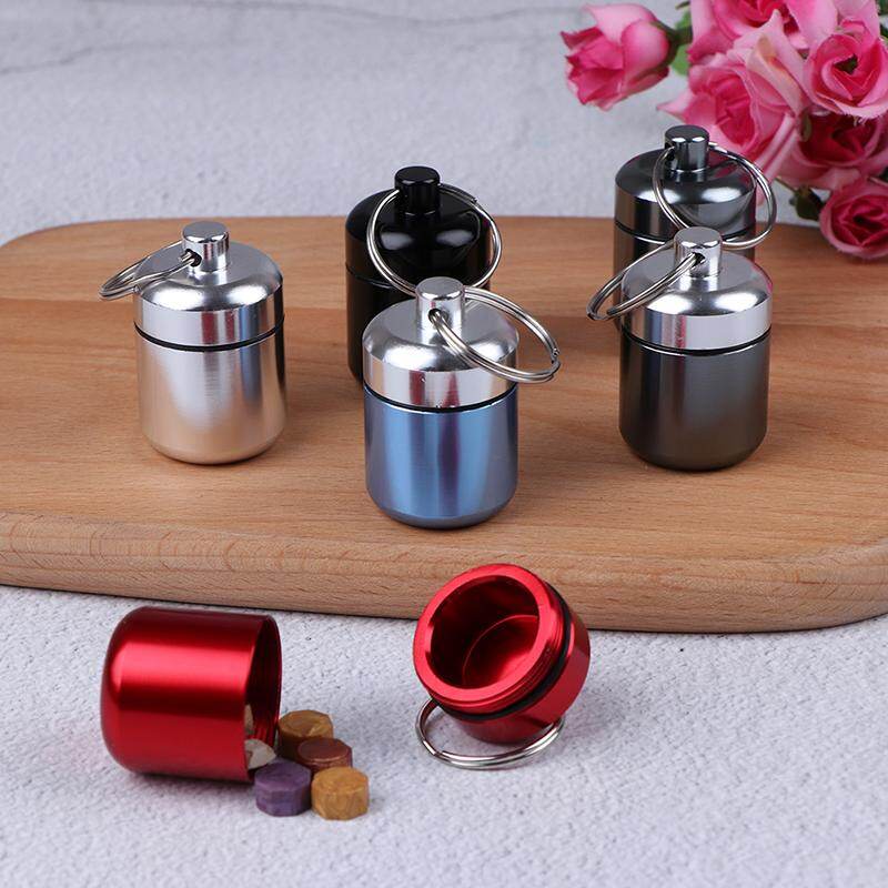 Mini Waterproof Aluminum Alloy Box Case Bottle Holder Container ...