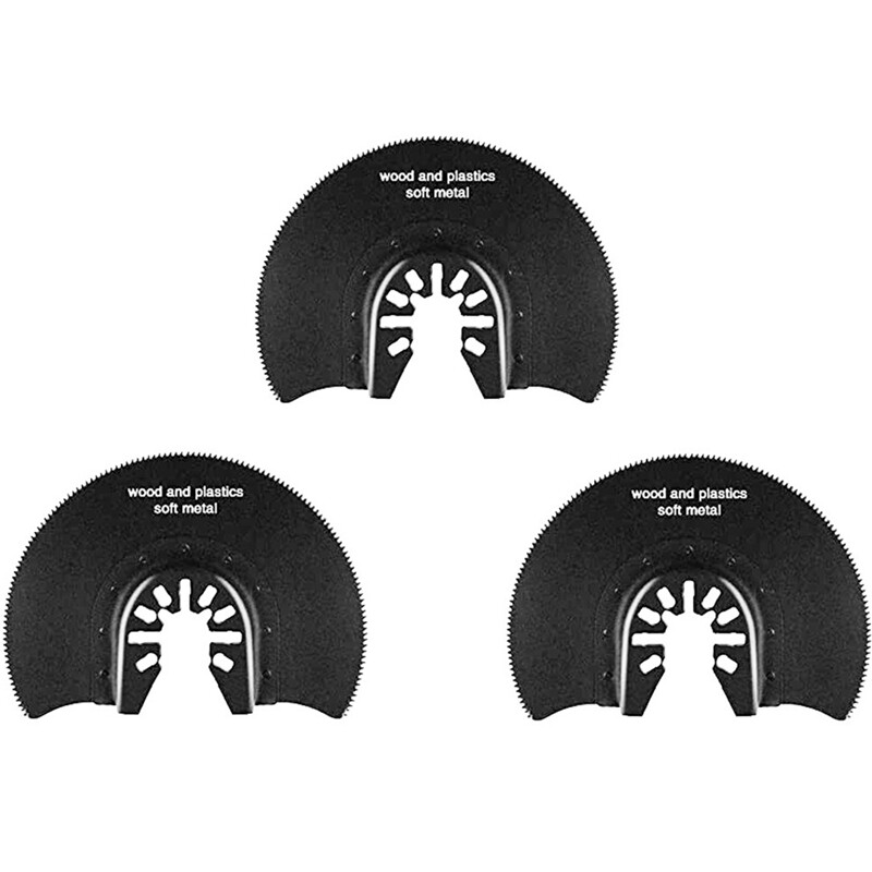 5Pcs Oscillating Multi Tool Semi Circular HCS Segment Saw Blade for ...
